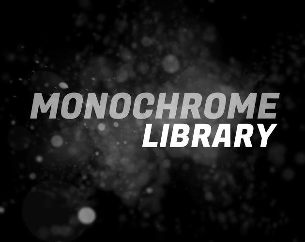 Monochrome Library by milkeypilkey