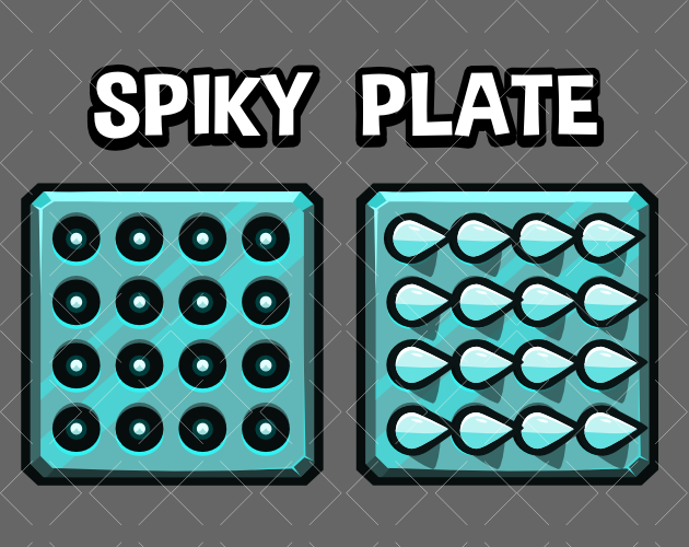 Spiky plate by Robert Brooks - gamedeveloperstudio.com