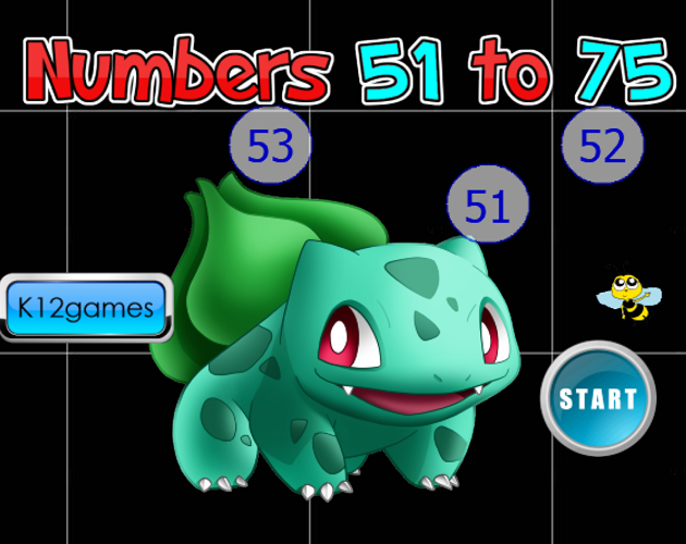 Poke Numbers 51 to 75 by k12gamer