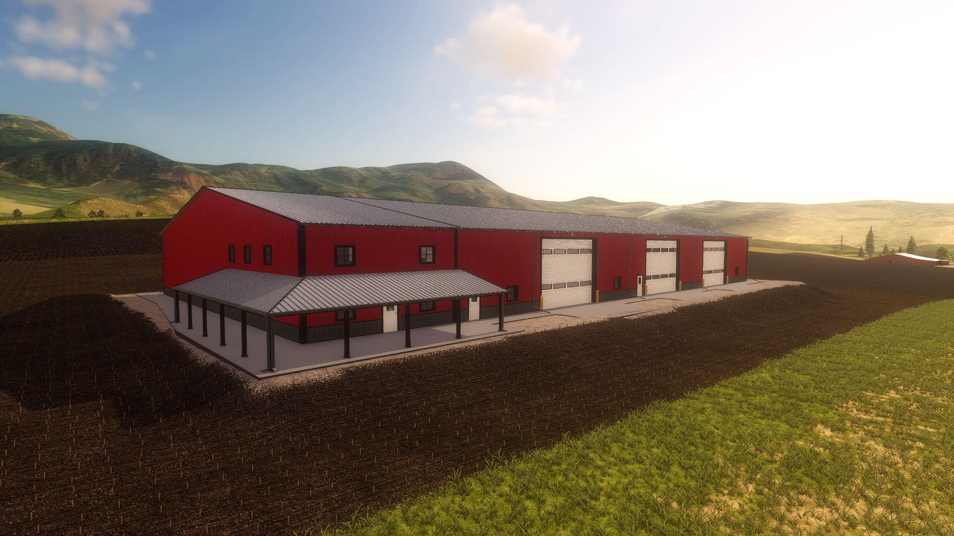 FS 19 120x225 Grey Red Shop by TrailerParkFarms