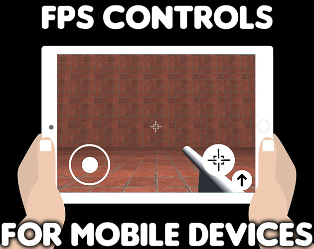 FPS Controls for mobile devices - Unity Source Code by NeonSpaceFighter