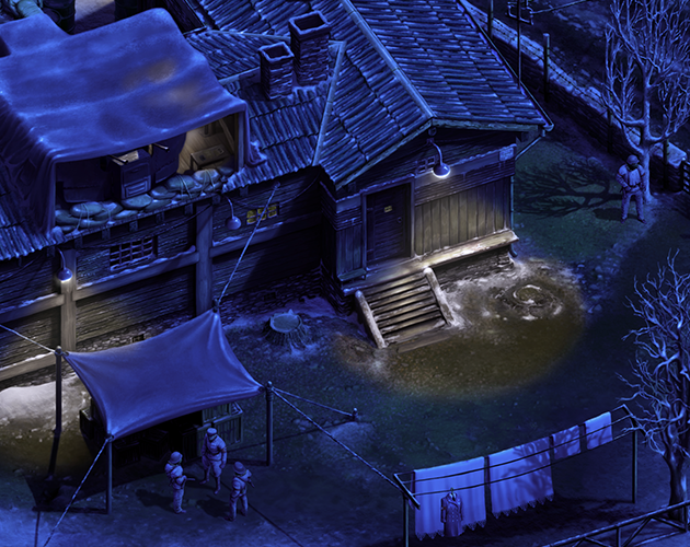 2d isometric maps / Night map by fedan_marian