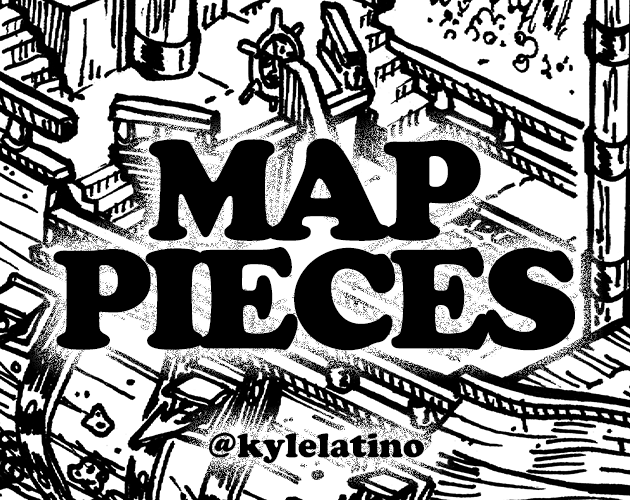 Map Pieces by Map Crow