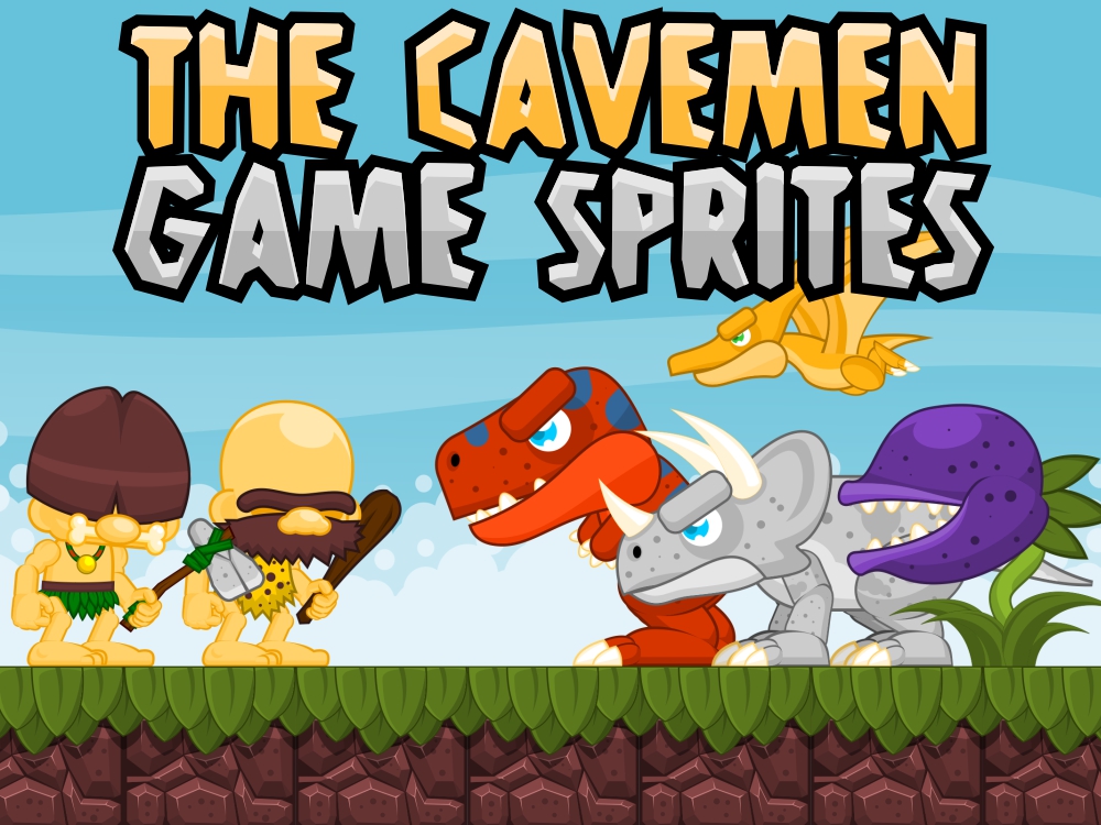 The Cavemen - Game Sprites by pzUH