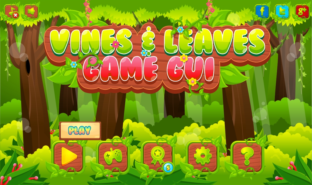 Vines and Leaves - Game GUI by pzUH