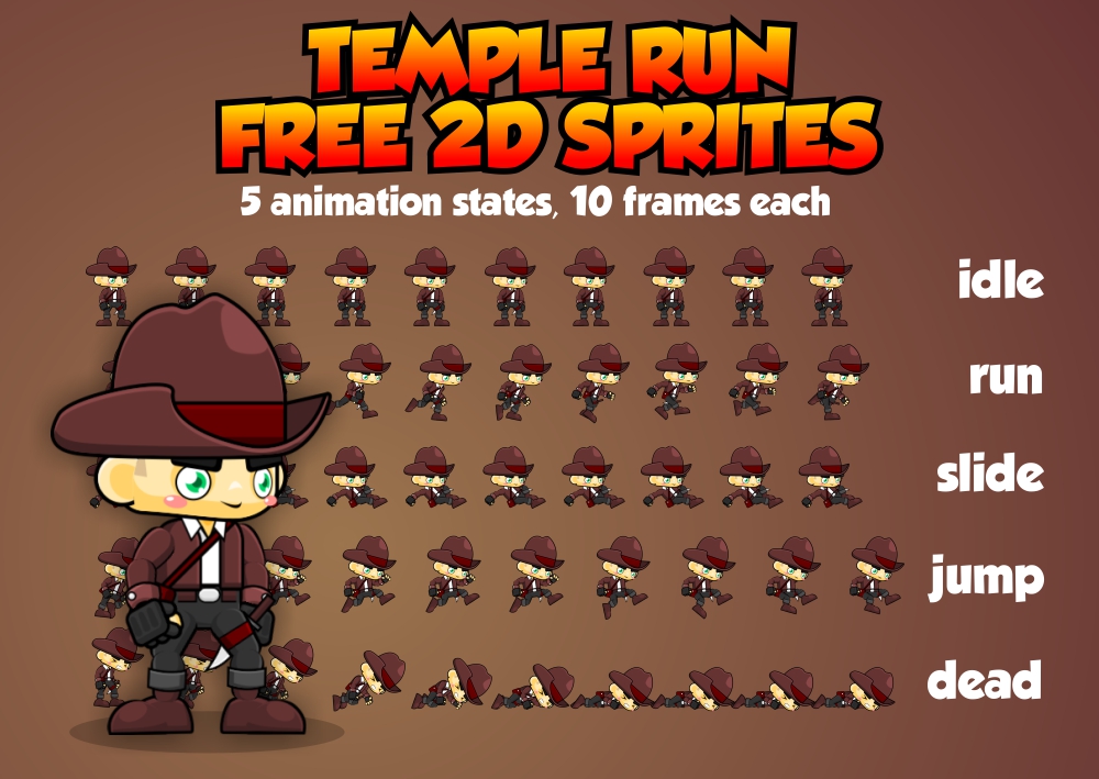Temple Run - Free Sprites by pzUH