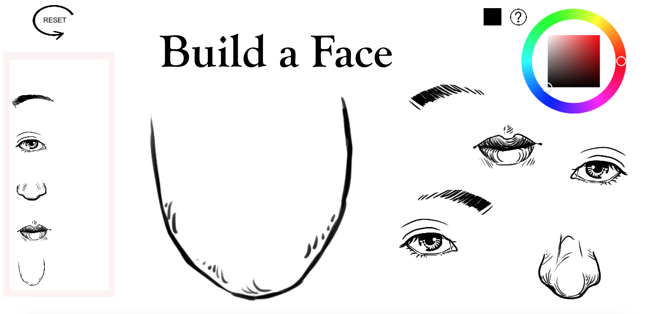 Build a Face by singingstranger
