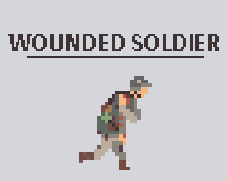Wounded Soldier by FreDDie