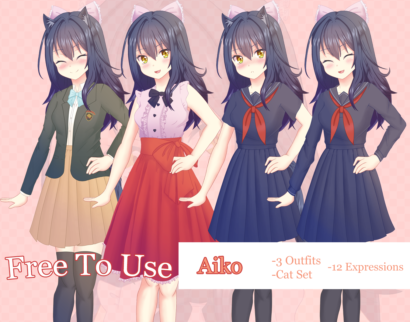 Aiko Yandere CG Released! - Aiko (Newstyle) - Free Character Sprite by ...