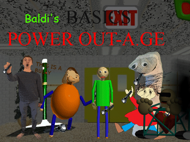 Baldi's Basics Power Outage by romulomods26071974
