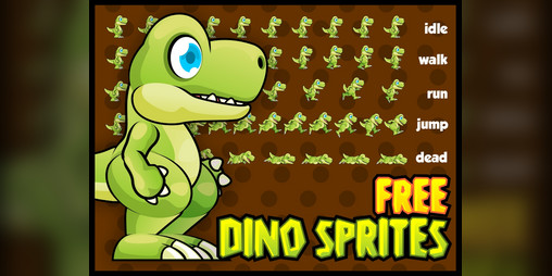 Free Dino Sprites by pzUH