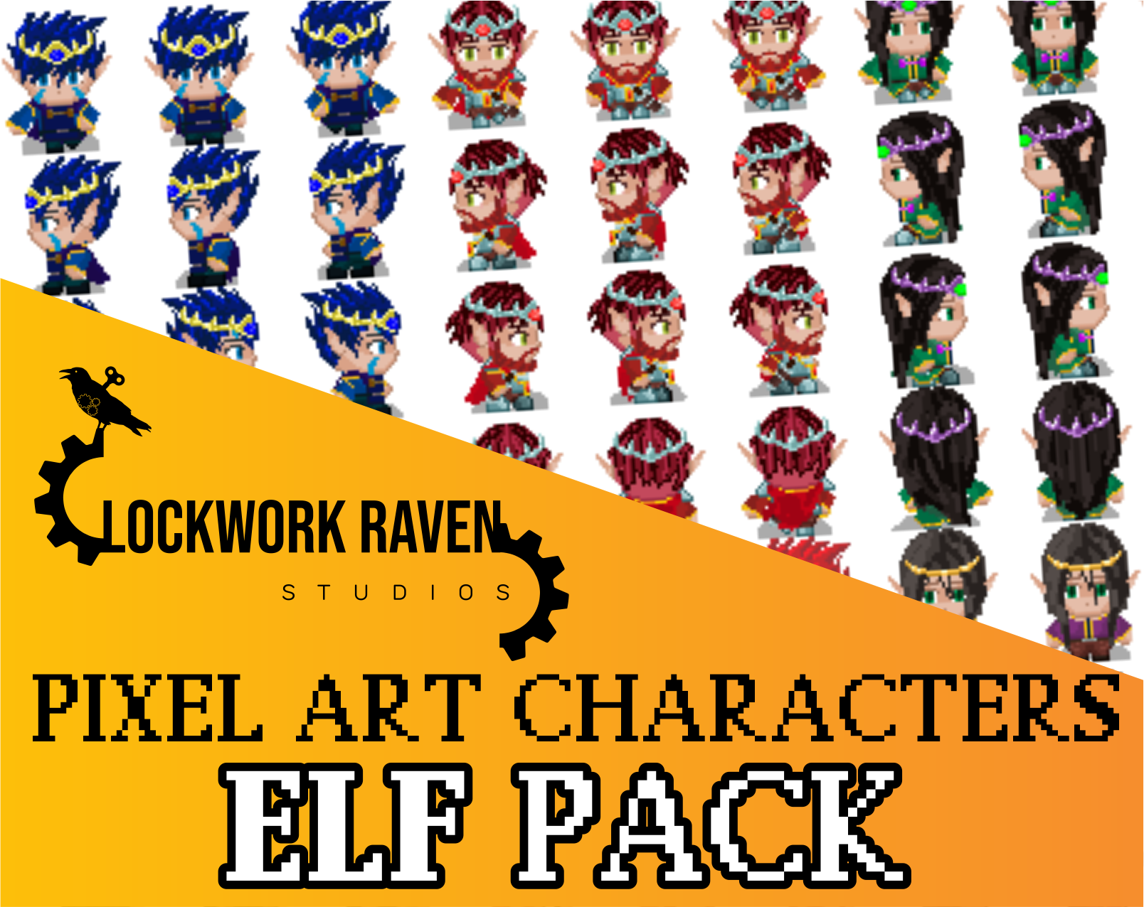 Comments - Pixel Art Characters - Elf Pack by Clockwork Raven