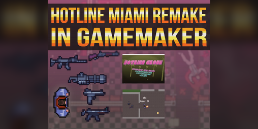 Hotline Miami Clone engine (GMS 2.3+) + sprites by 1up Indie2