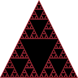 Serpinski fractals by High Explosive Games