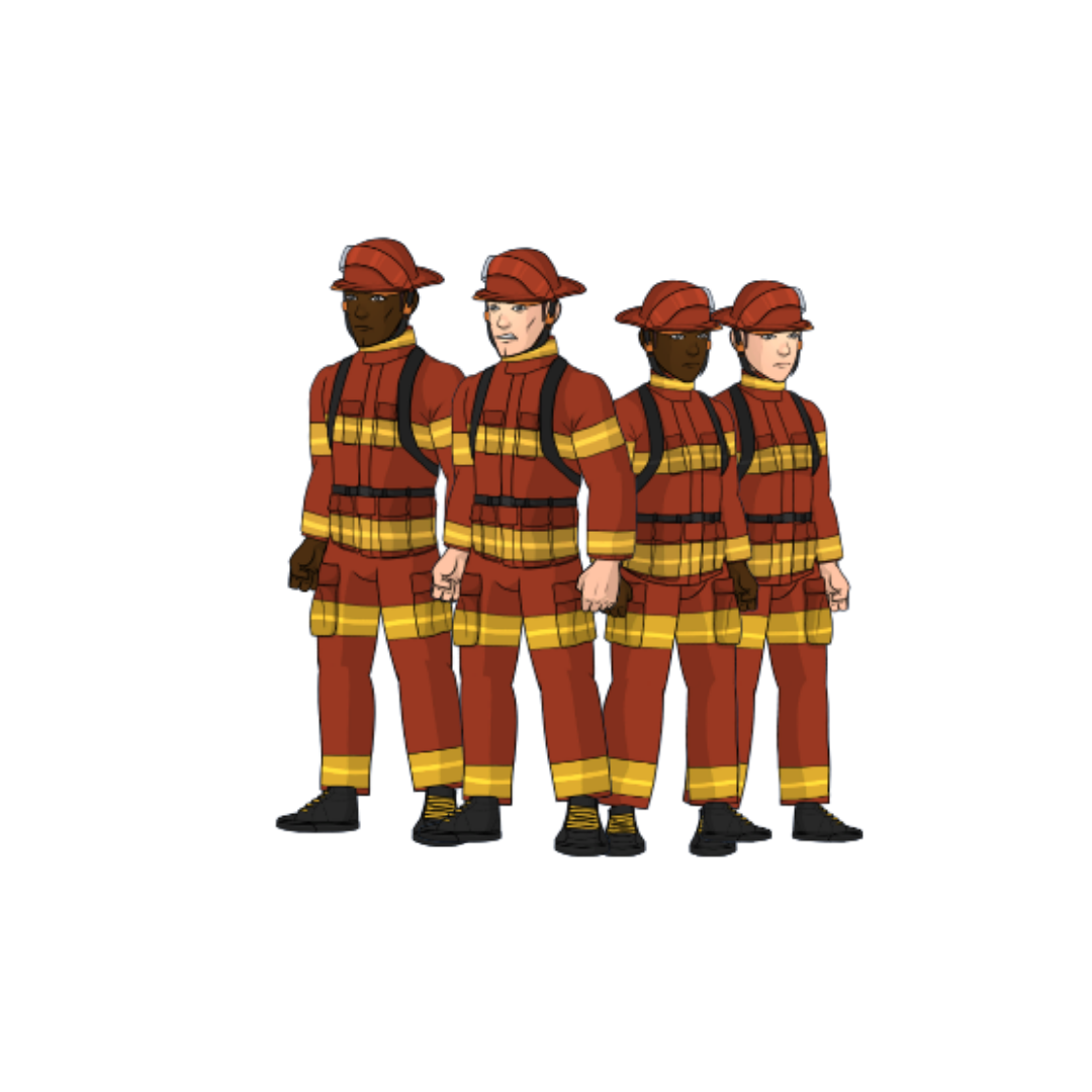 Fireman pack | Fully animated by Edoard0