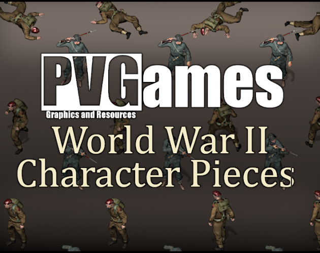 2.5D Character Pieces World War II by PVGames