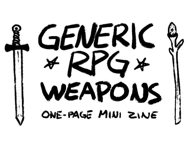Generic RPG Weapons by Matthew Gravelyn
