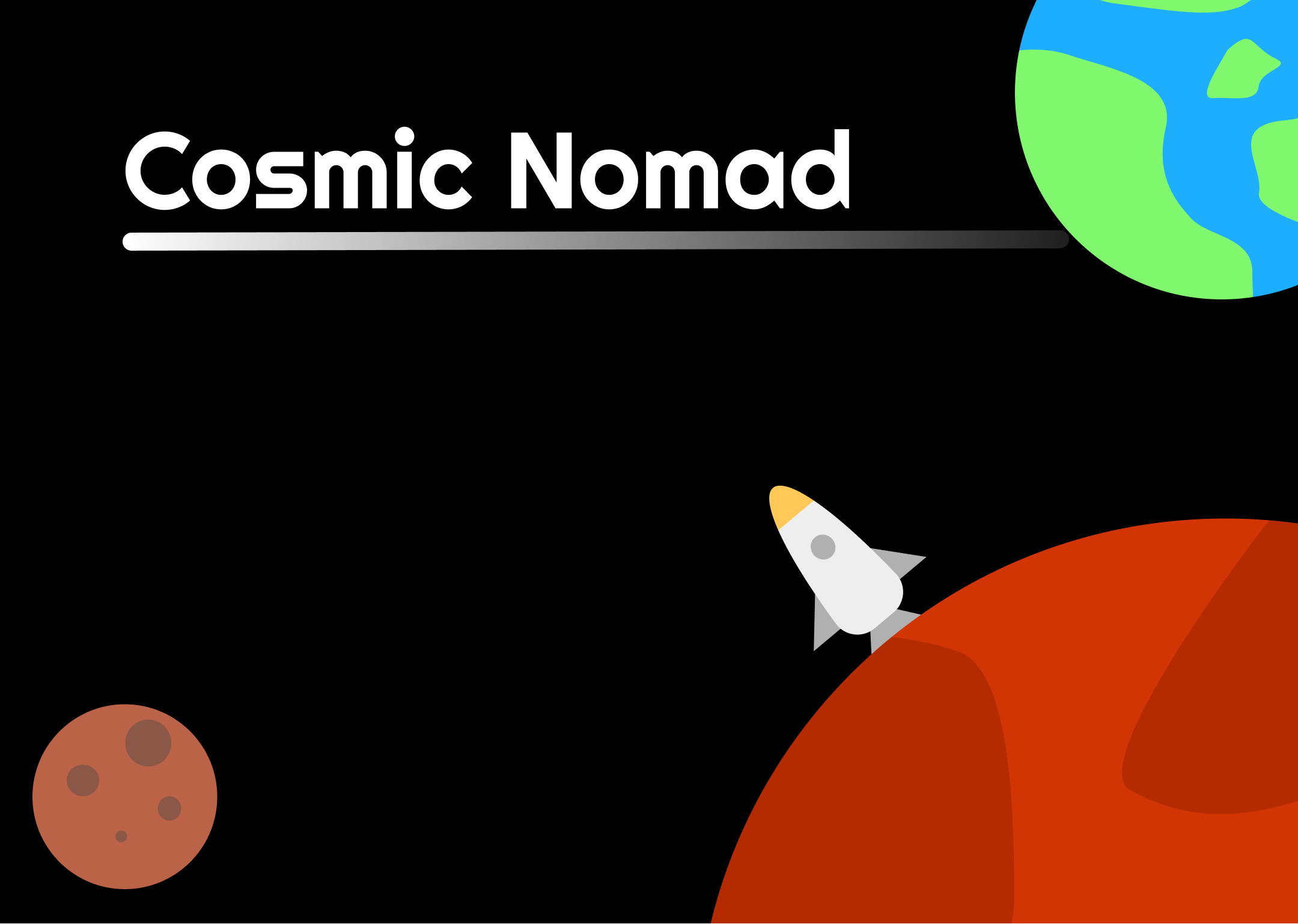 Cosmic Nomad by Ben Weber for Godot Wild Jam #29 - itch.io
