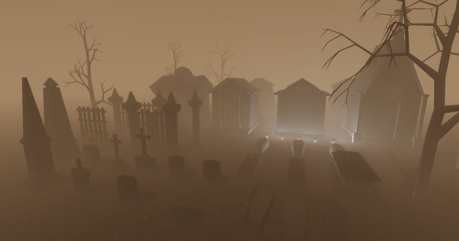 Low Poly Graveyard Pack by codecat.se