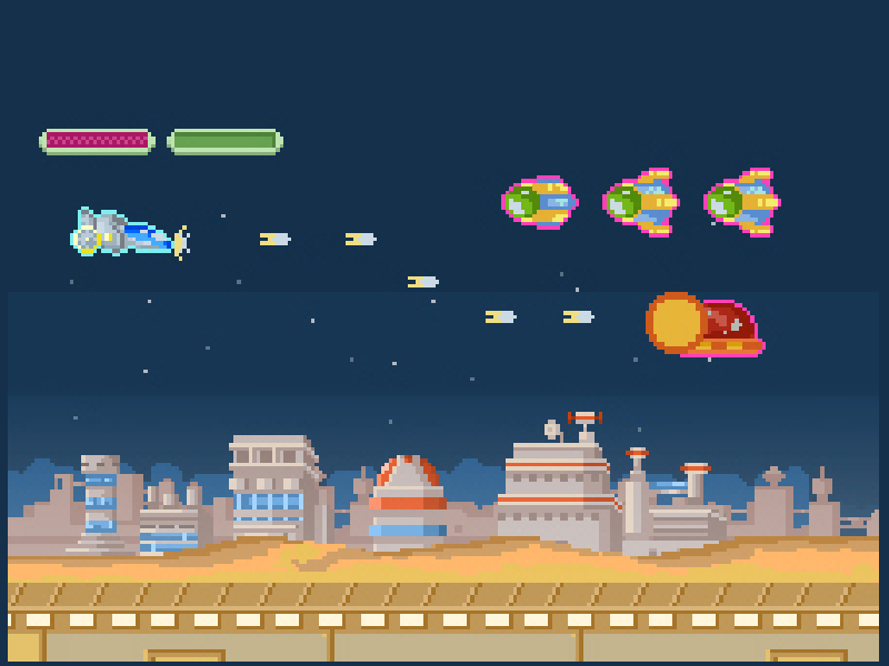 32x32 Shoot Them up Game Pack by Fassous