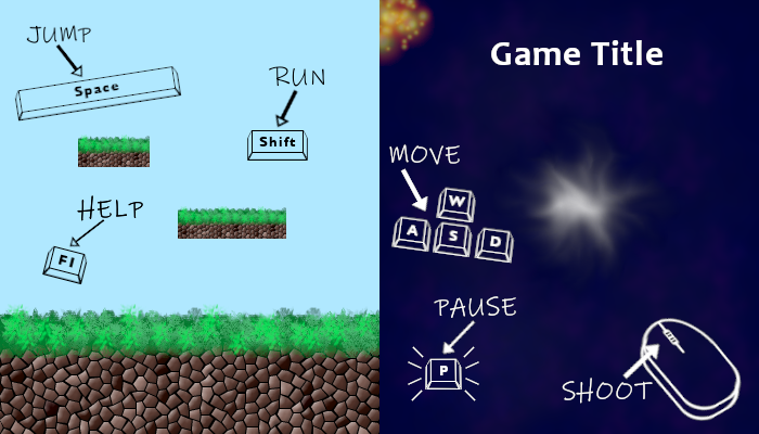 Game Controls Visualization Pack by MaggieC