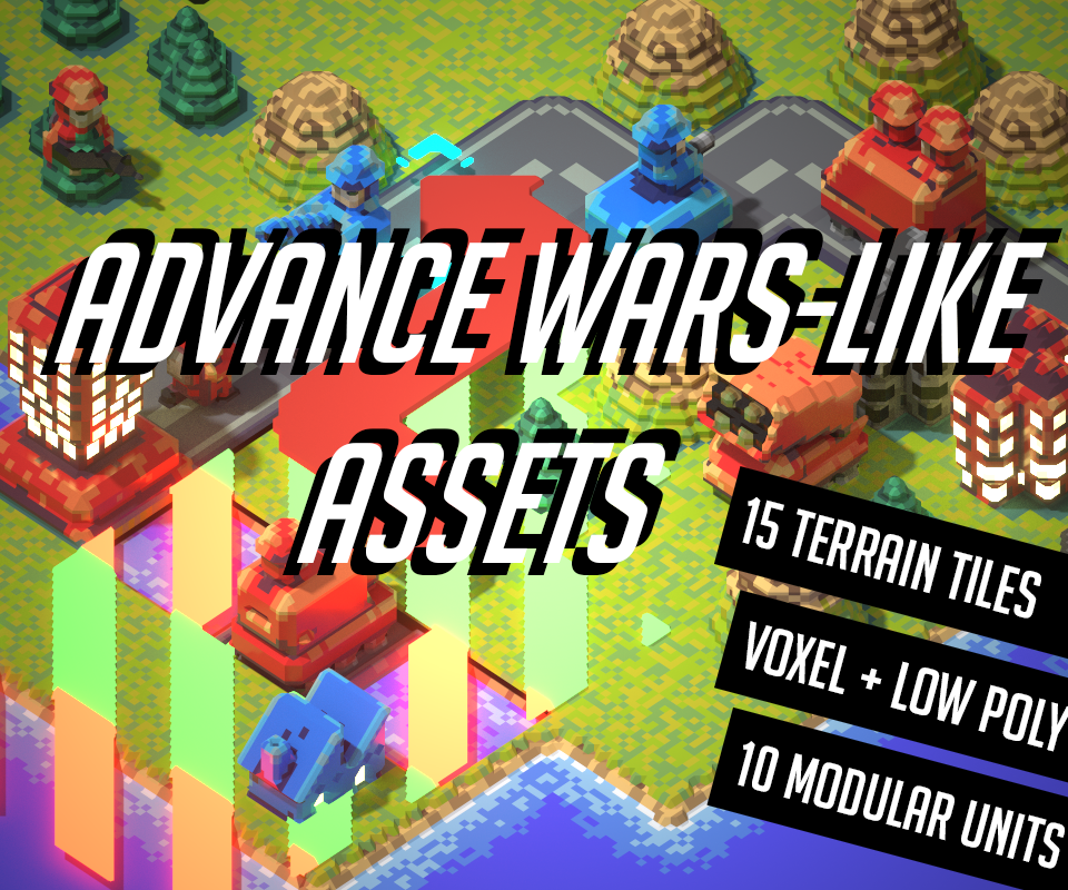 Advance Wars tribute : Voxel tank assets - Tank & War Tactic Assets by ...
