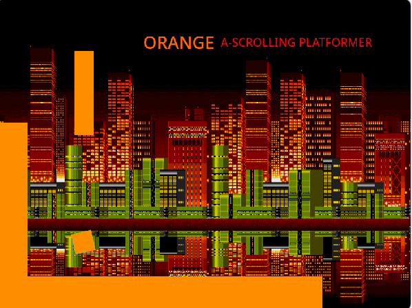 Orange A- Scrolling Platformer by Nikita_Gamez
