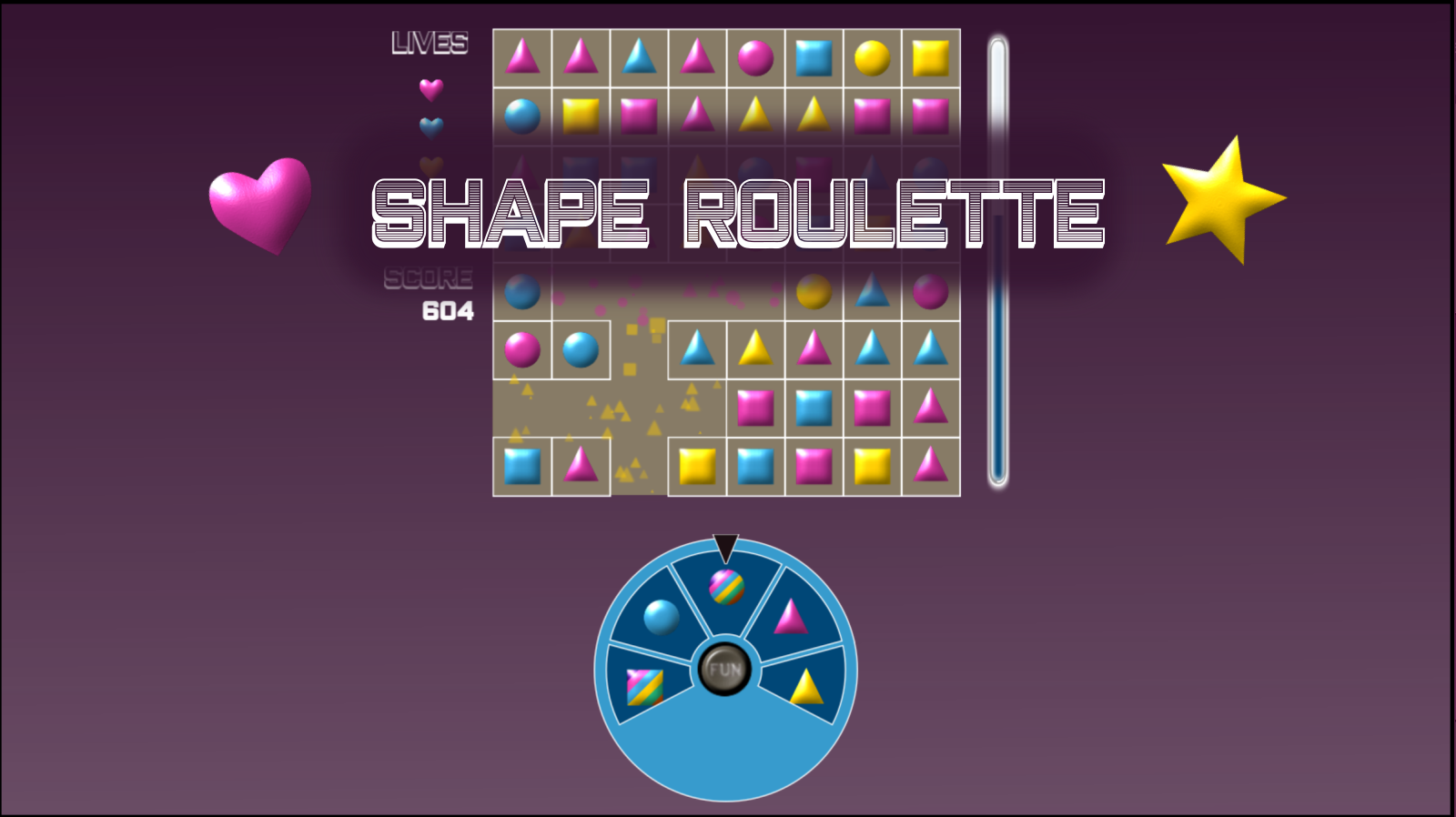 Shape Roulette - One Button Jam Entry by CoderAngel