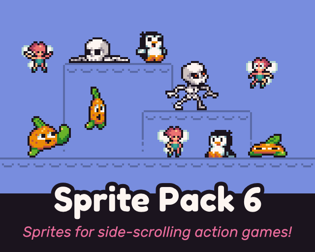 Sprite Pack 6 by GrafxKid