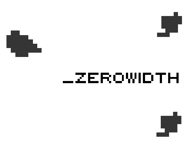ZEROWIDTH by y8u332