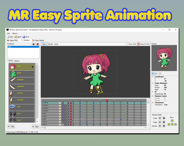 MR Easy Sprite Animation by Misterm