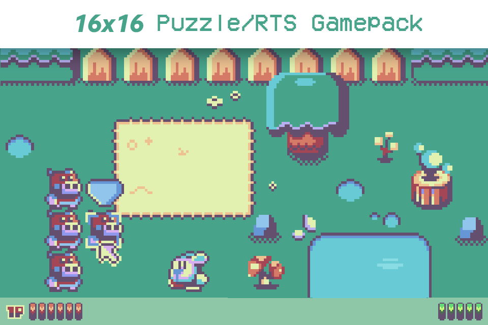 16x16 Puzzler/RTS Gamepack by Fassous