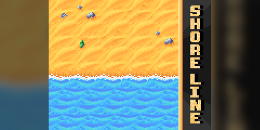 Beach Shoreline tileset by MonkeyImage