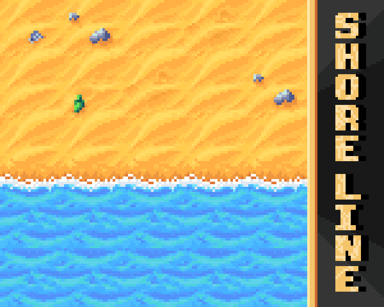 Beach Shoreline tileset by MonkeyImage