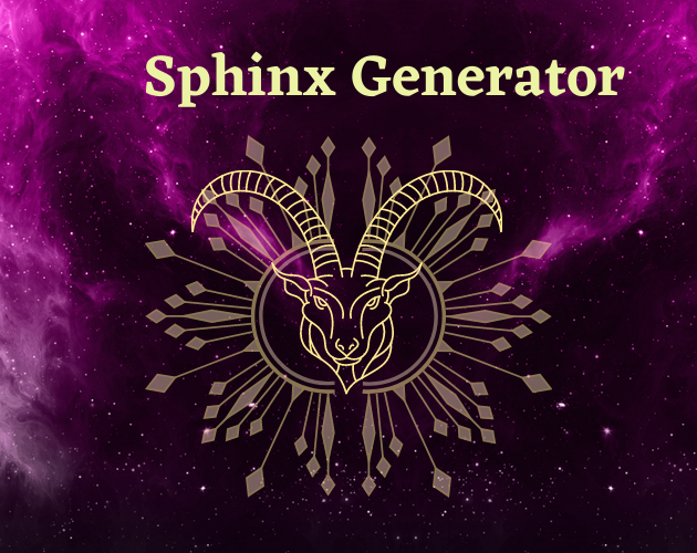 Sphinx Generator by hexavexagon