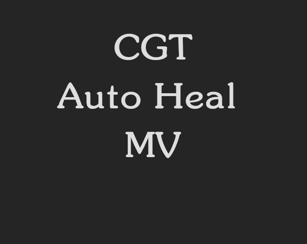 CGT Auto Heal MV by CG-Tespy