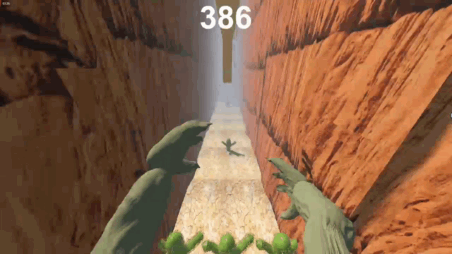 Chrome Dinosaur Game in FIRST & 2nd PERSON(T-rex Run) by Alien Dev