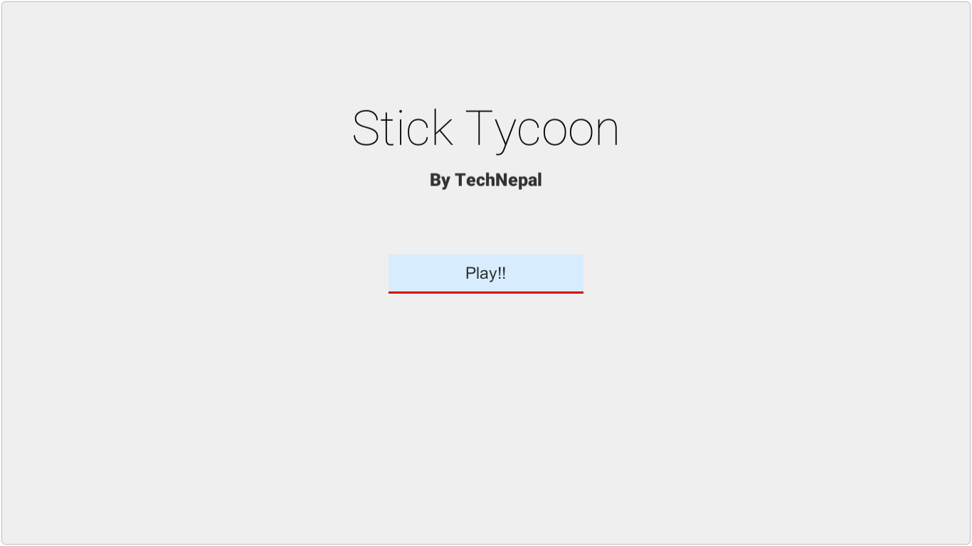 Stickman Tycoon by TechNepal