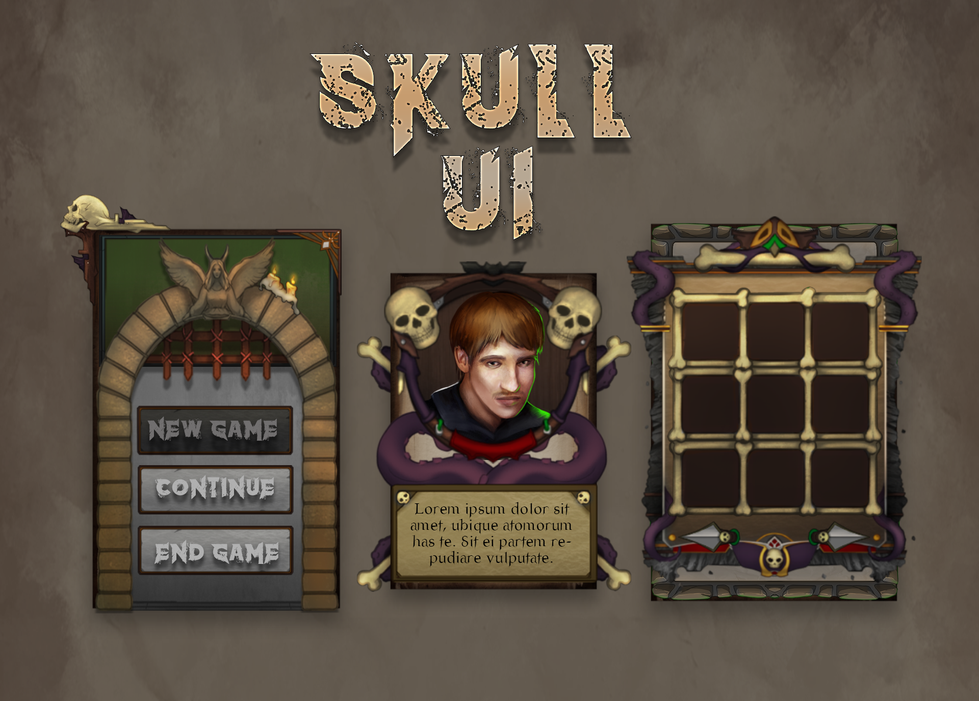 Skull UI by Jaqmarti