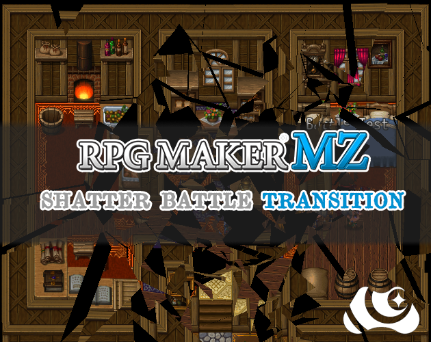 Shatter Battle Transition - for RPG MAKER MZ by BlueMoon
