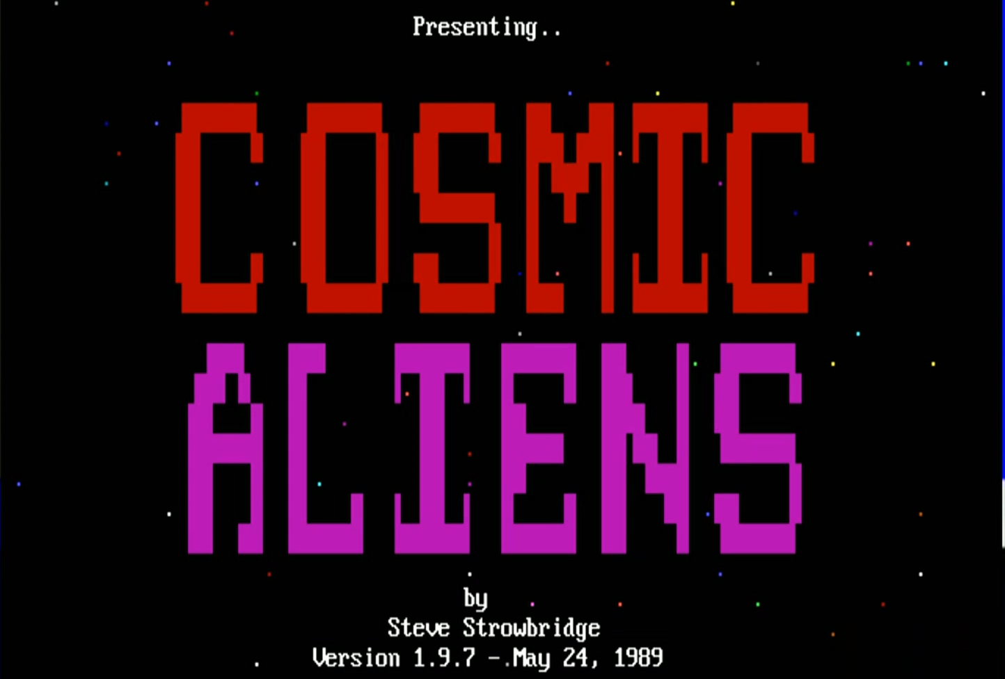Cosmic Aliens by Original Gamer Stevie Strow