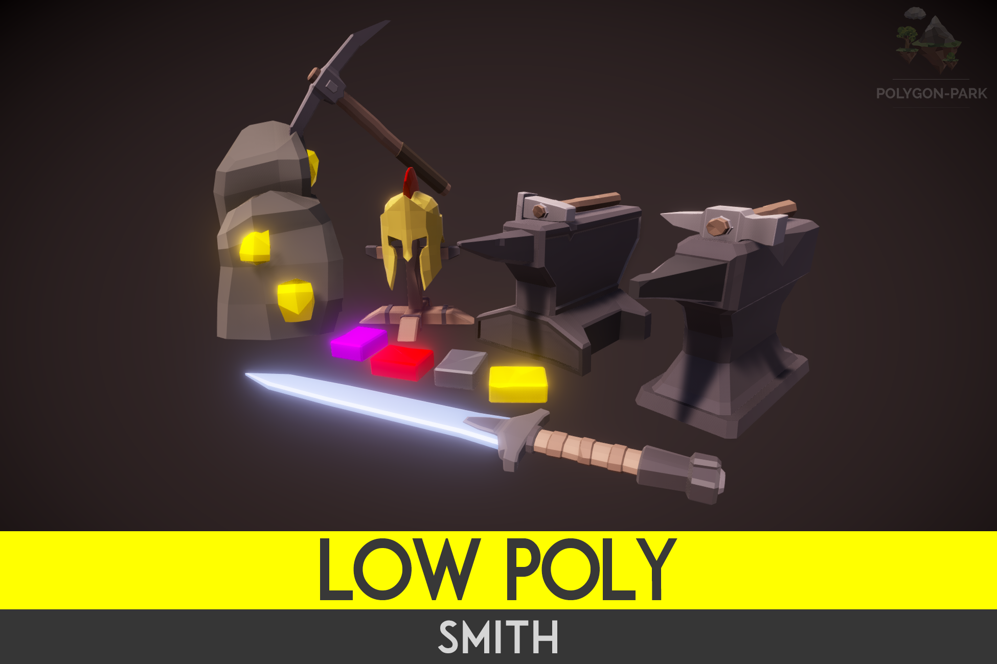 Low Poly Smith by Polygon-Park