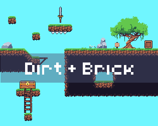 16x16 Dirt + Brick Tileset by North Game Studio