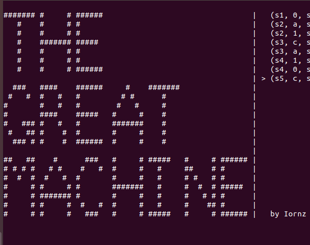 A port has been made! - Turing Machine Simulator in C by rzz0k