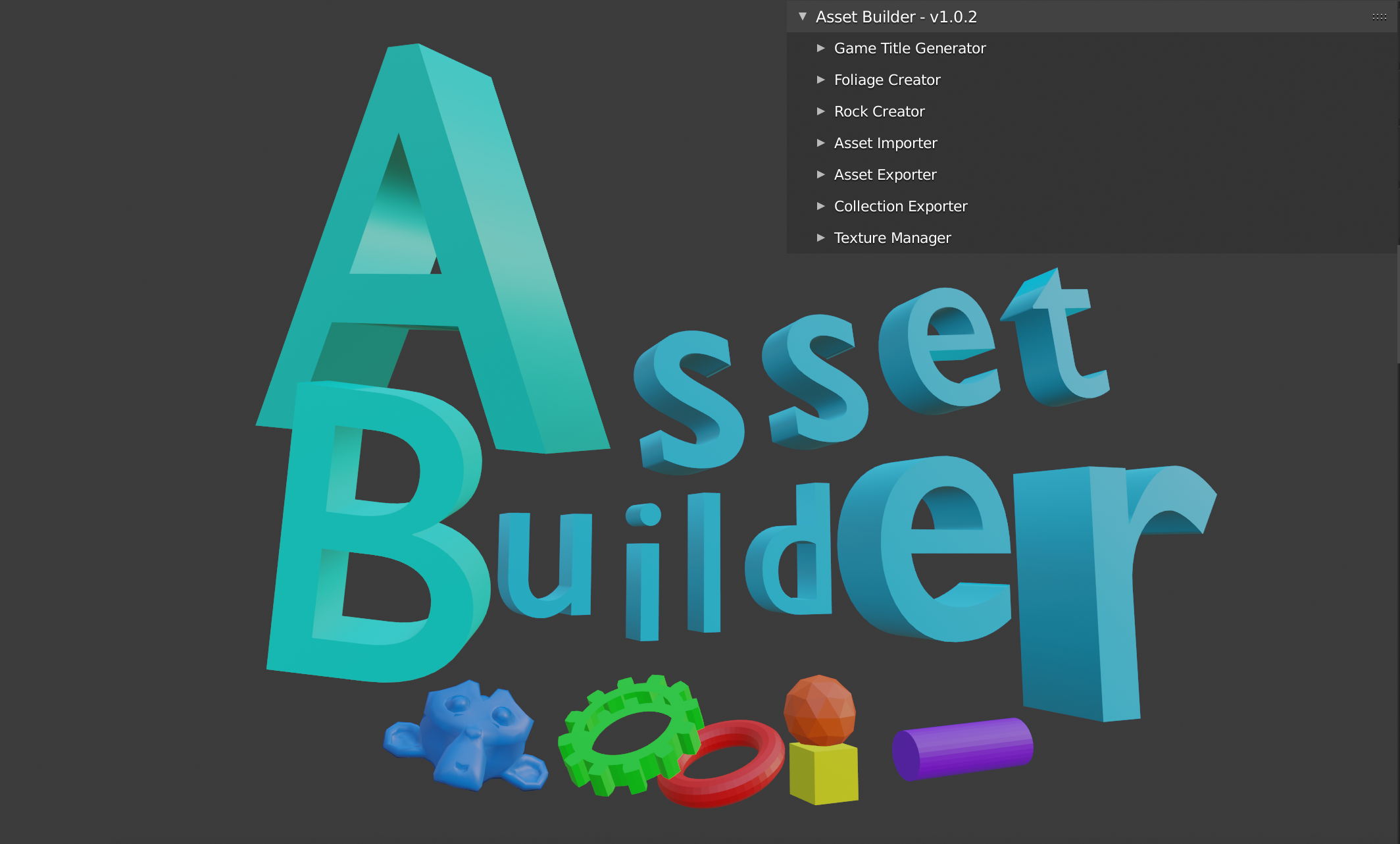 Asset Builder - Blender Add-On by Vinicius Guerrero