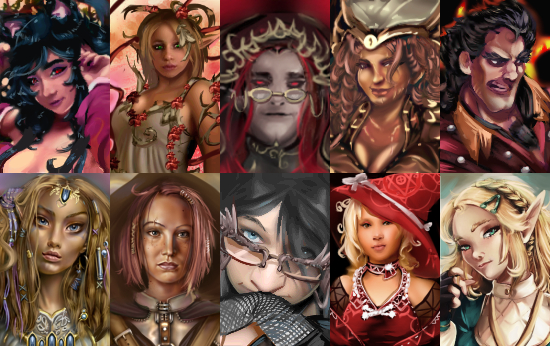 Baldur S Gate Portraits Personnalisé By Tibluedream