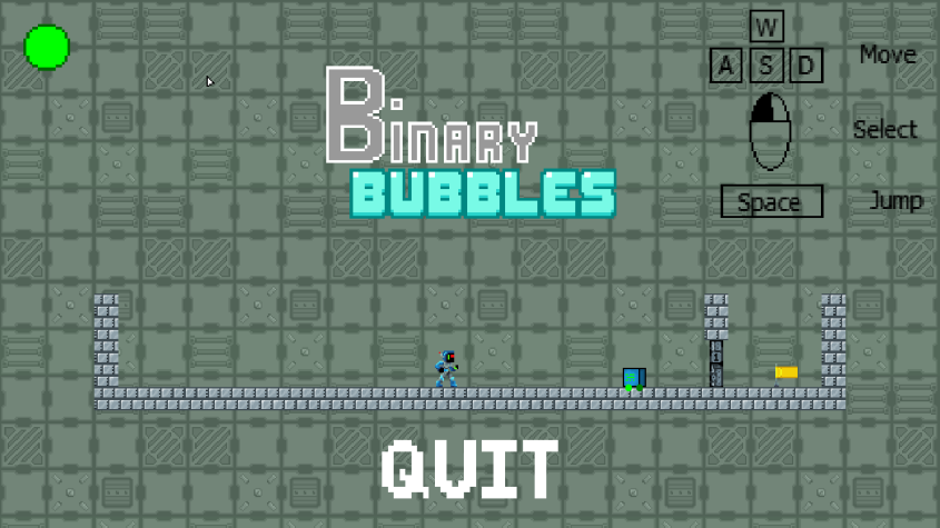 Binary Bubbles by Default Frog