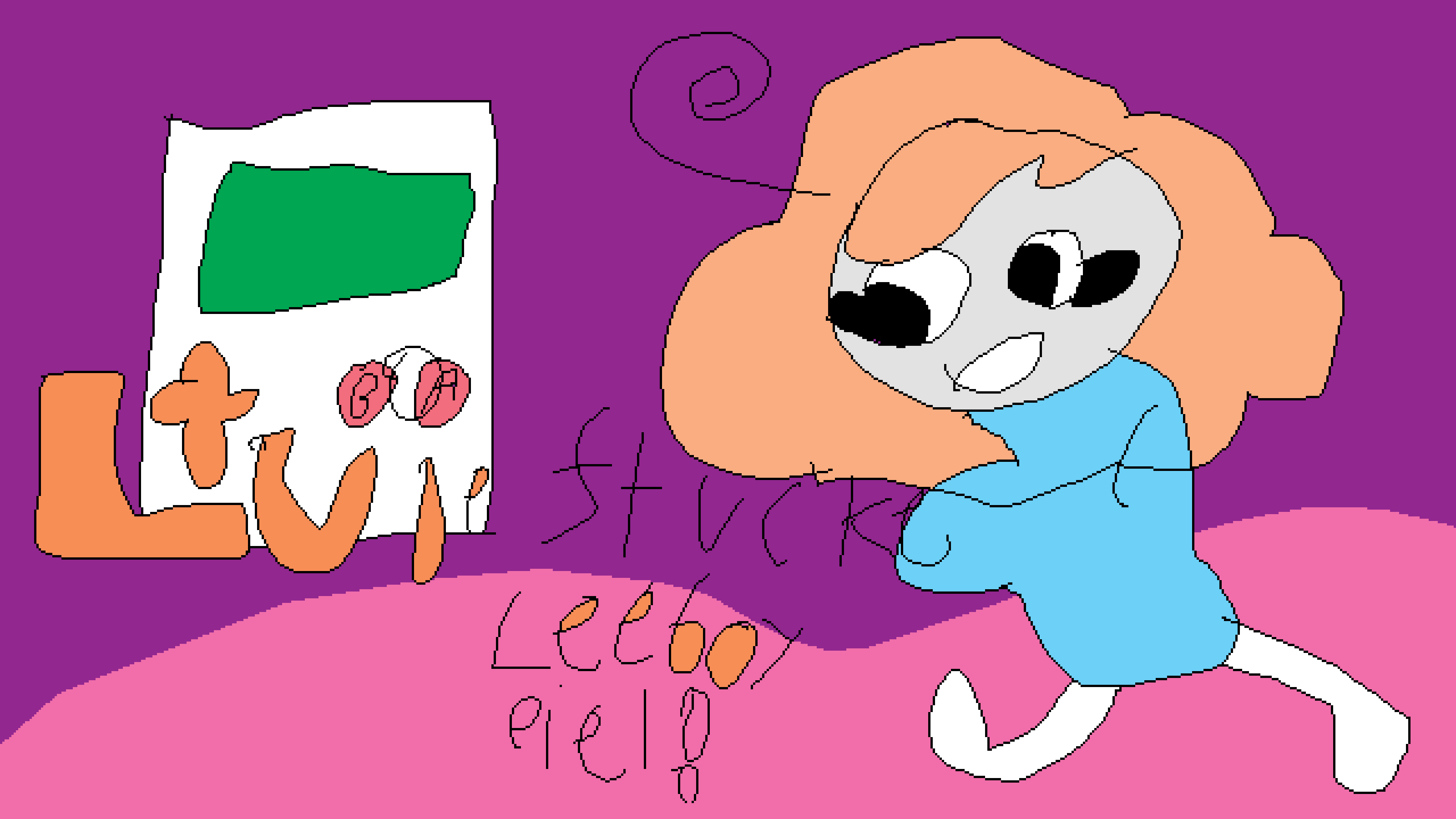 luvie needs get out gameboy world by MrScottyPieey