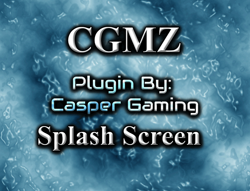 [CGMZ] Splash Screen for RPG Maker MZ by Casper Gaming