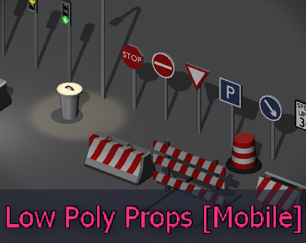 Super Low Poly Props [Mobile Asset] by Sazem